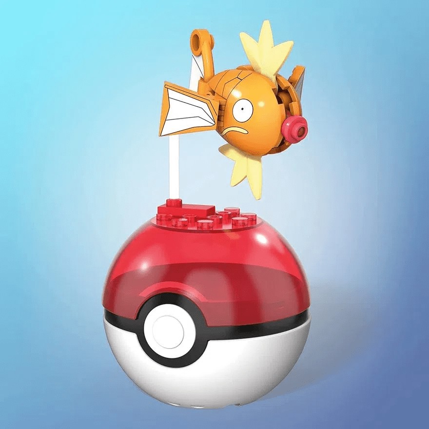 Magikarp e Pokebola - Mega Construx Pokémon (20 peças) - Planeta Nerd-Geek