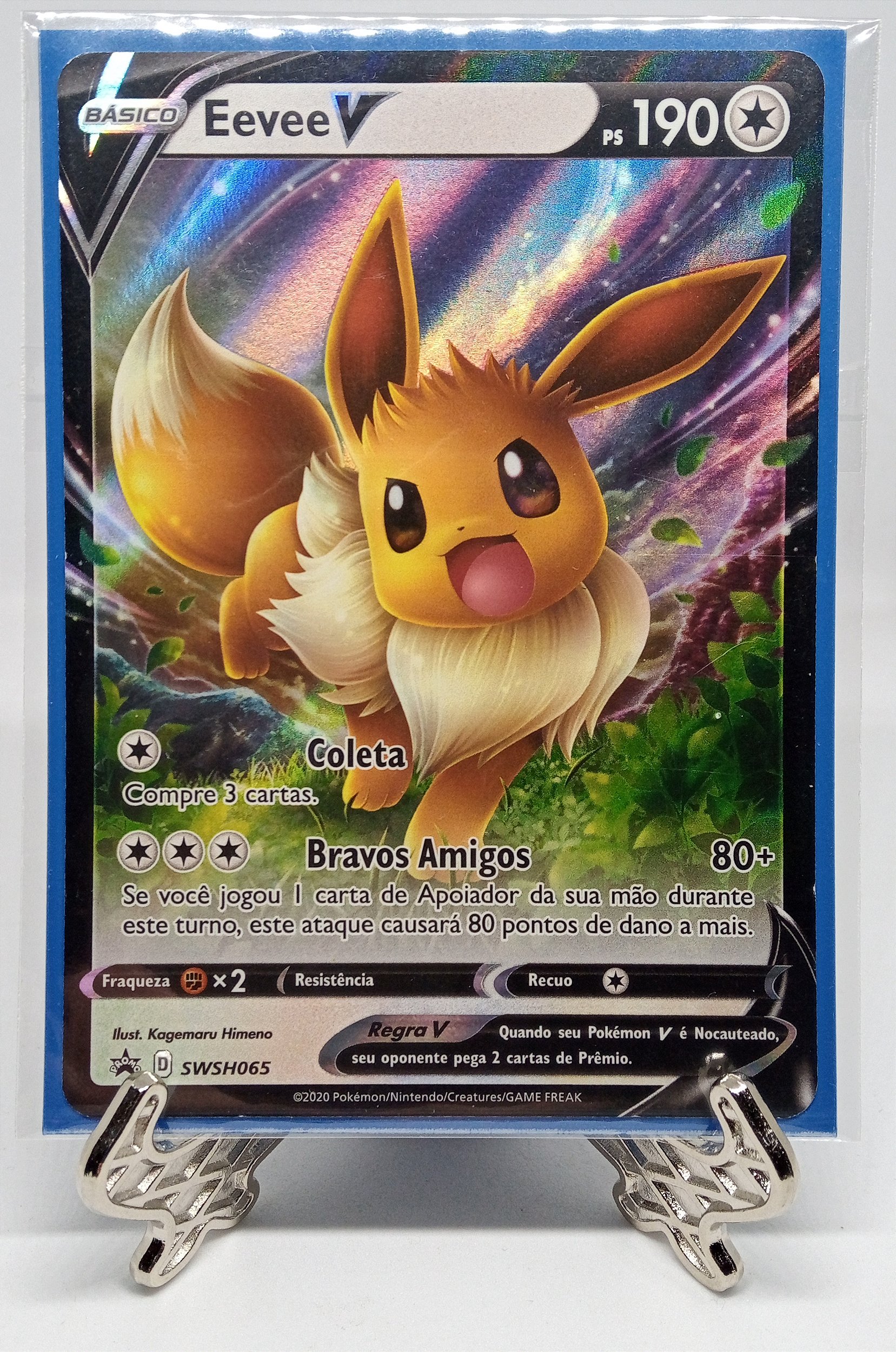 Eevee-V (SWSH065) - Carta Avulsa Pokemon - Planeta Nerd-Geek