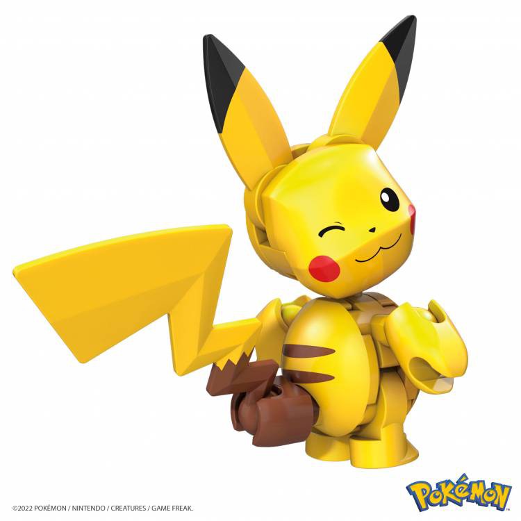 Pikachu e Pokebola - Mega Brands Pokémon (16 peças) - Planeta Nerd-Geek