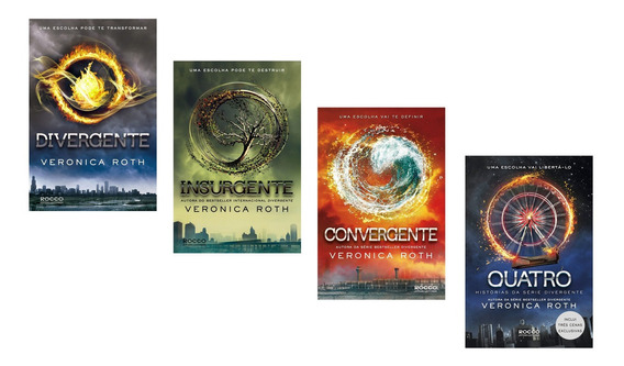 Box Série Divergente - 4 Livros - Planeta Nerd-Geek
