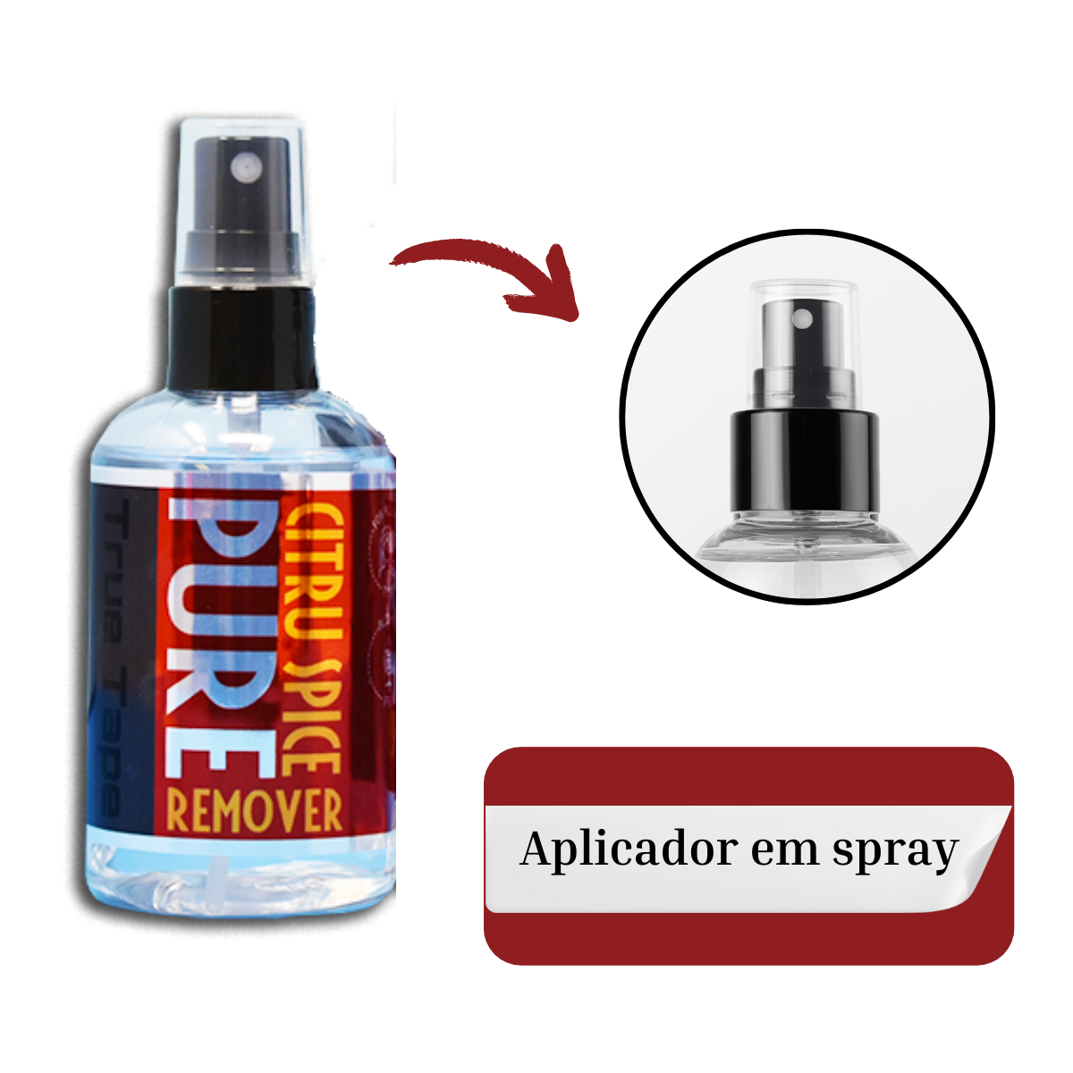 Removedor de Resíduos Pure Spray 120ml Prótese Capilar Peruca - BHS GROUP