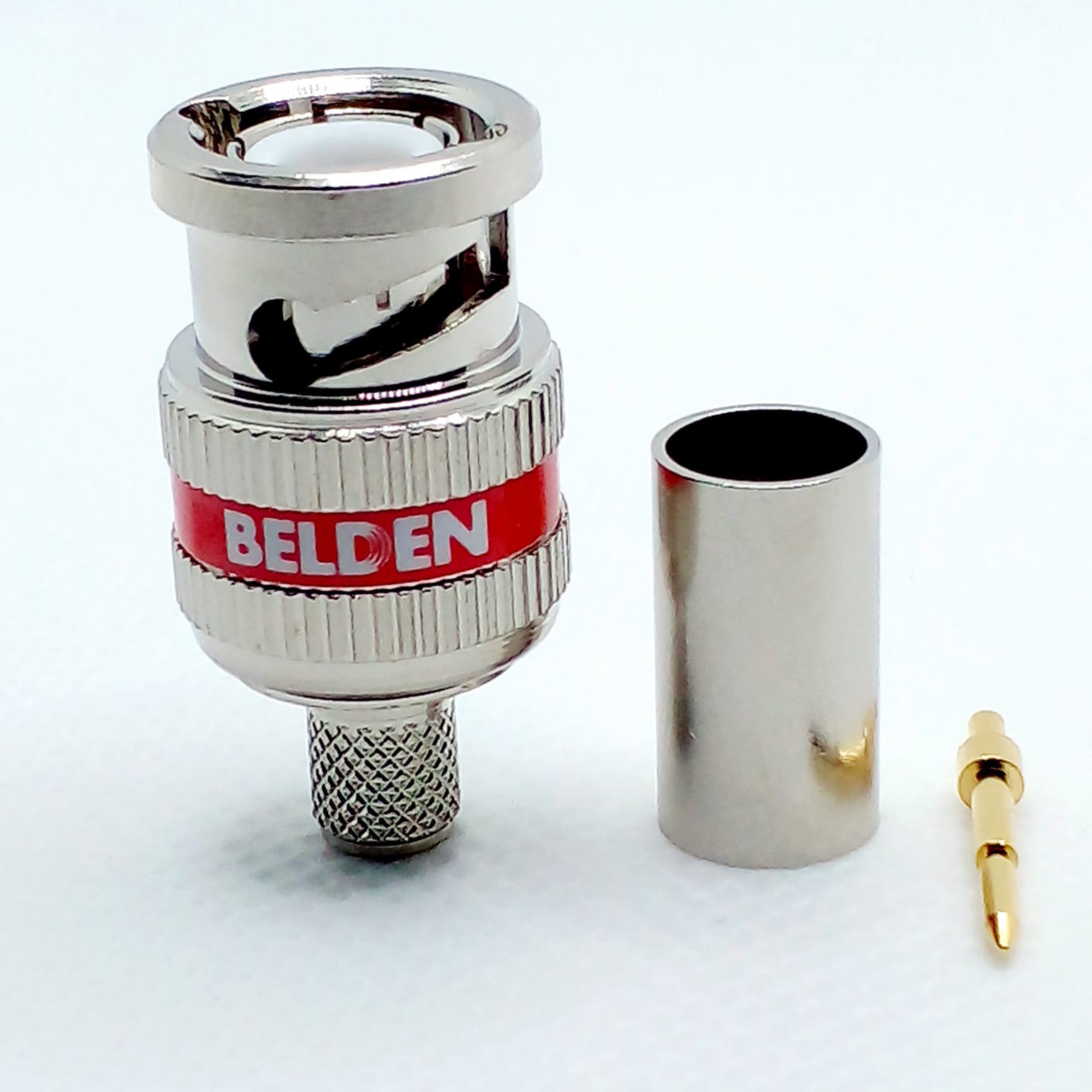 CONECTOR BNC BELDEN DE 3 PECAS 1505ABHD3 - VM - Cabcom - Fios e Cabos