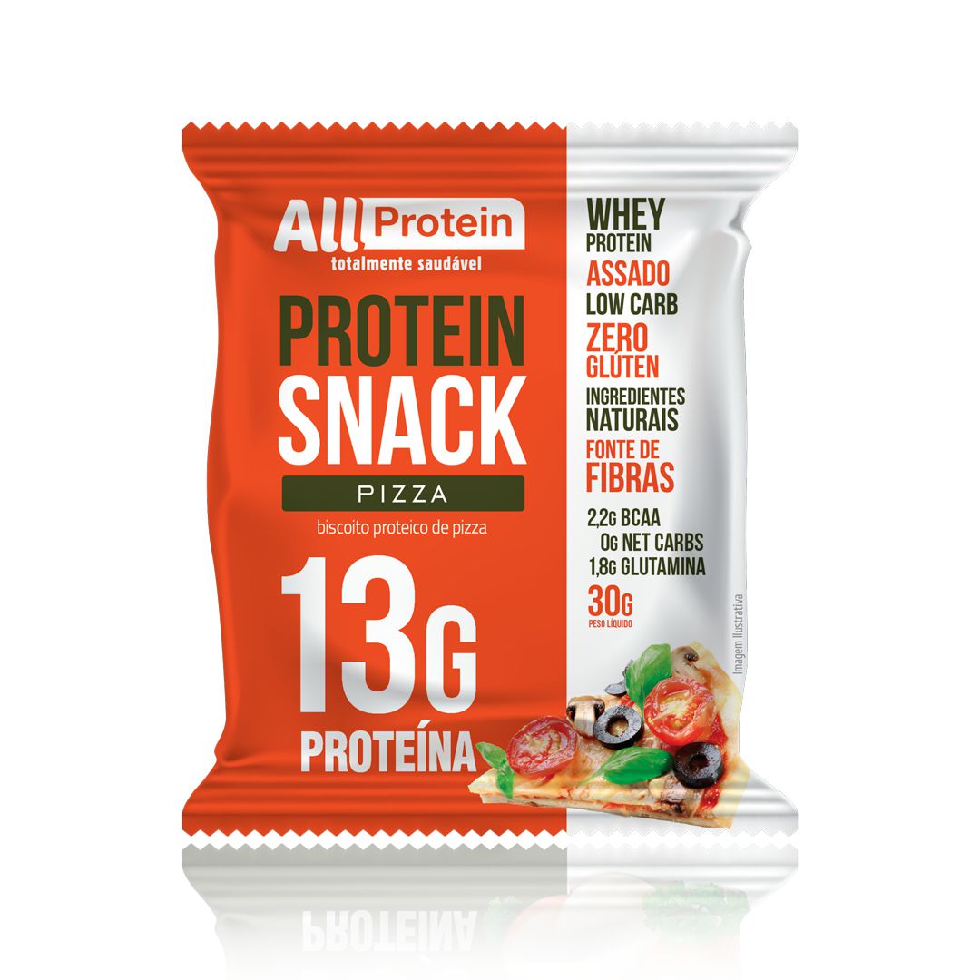 Snacks Low Carb de Pizza - Snack Proteico na All Protein - Alimentos ...