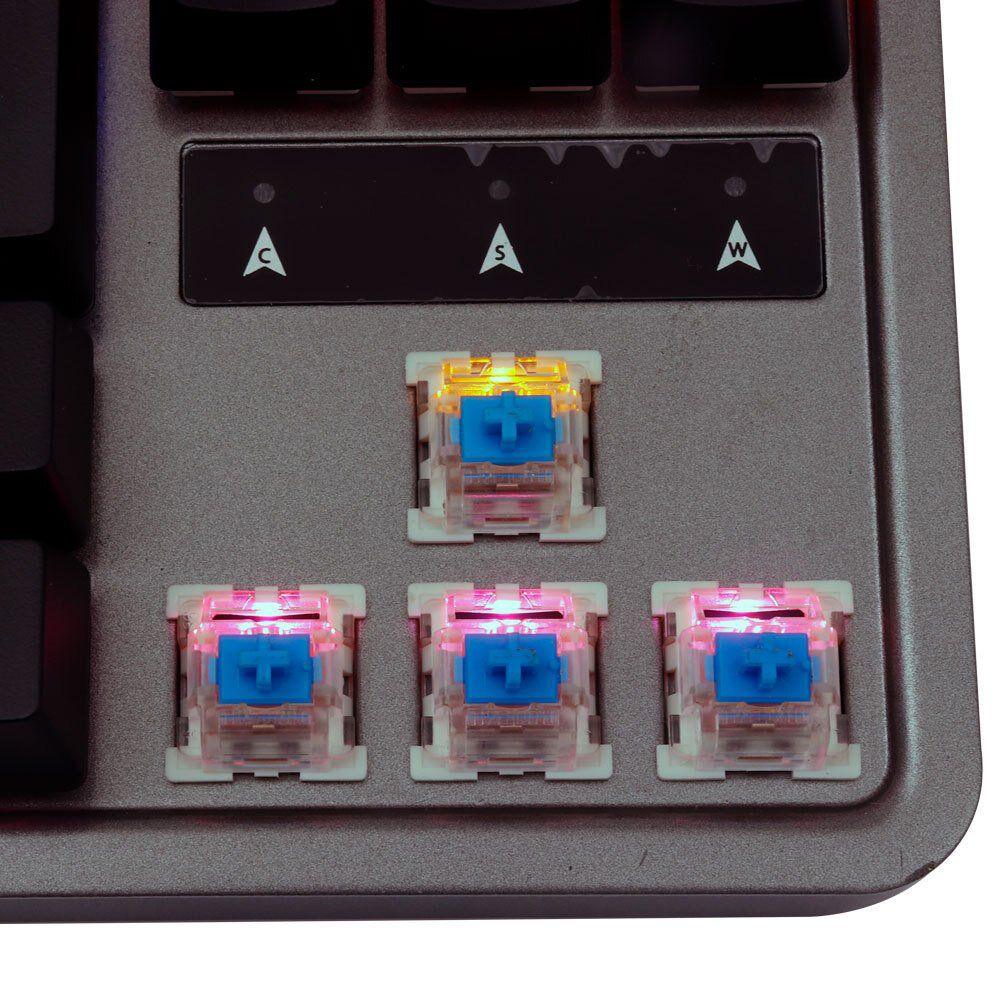 TECLADO MECÂNICO OEX BIONIC RELOADED SWITCH BLUE TC601 - Evolutek ...