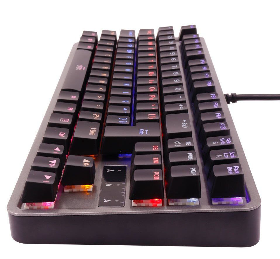 TECLADO MECÂNICO OEX BIONIC RELOADED SWITCH BLUE TC601 - Evolutek ...