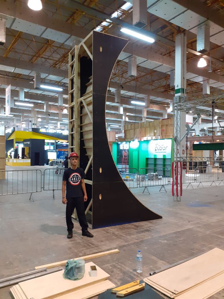 PAREDE CURVA GUERREIRO NINJA AMERICANO - SAPHU RAMPS - Skate Modules