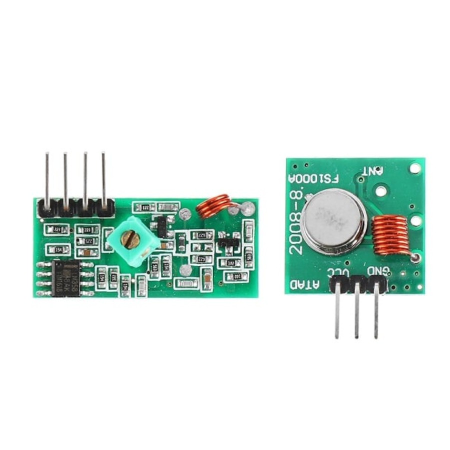 MODULO RF 433MHZ WIRELESS TRANSMISSOR RECEPTOR - 4hobby Indústria e ...