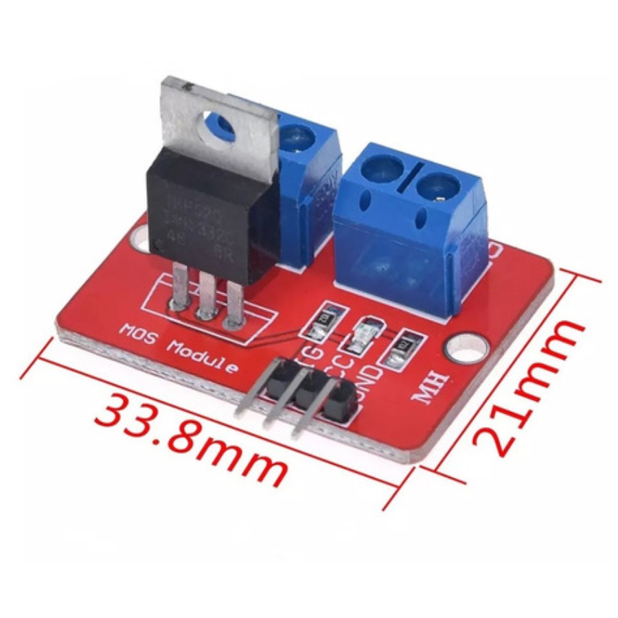 MODULO PWM MOSFET IRF520 KEYES - 4hobby Indústria e Comércio