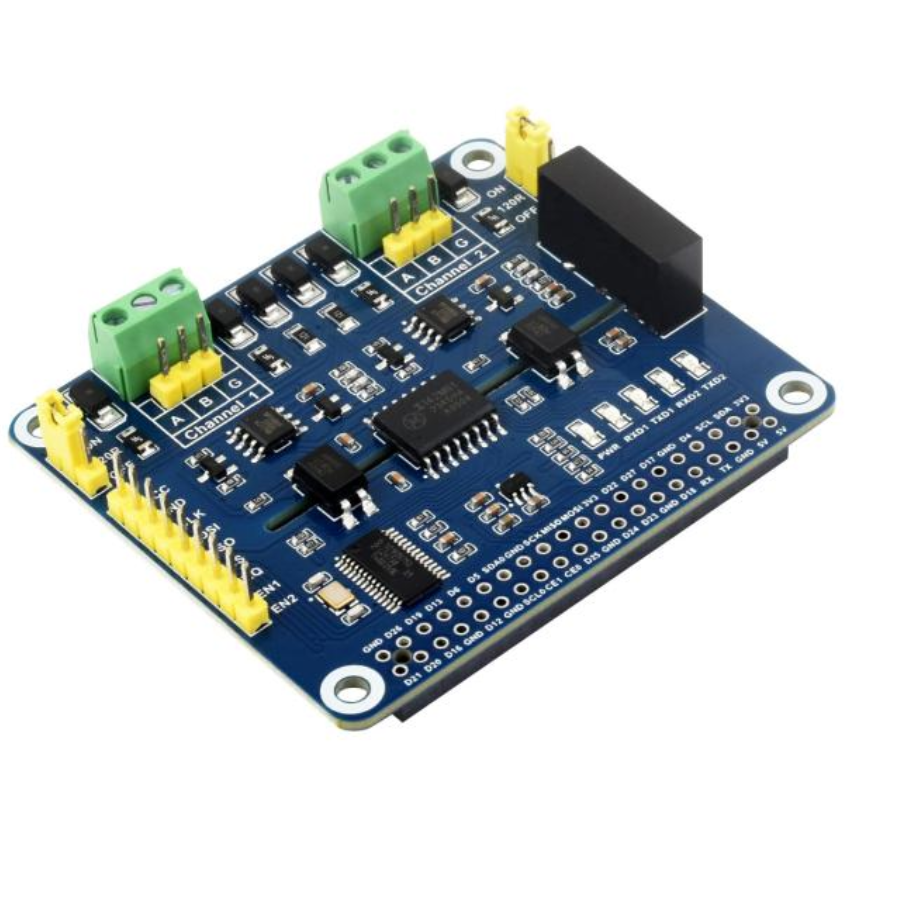 MODULO RS485 2 CANAIS ISOLADOS HAT PARA RASPBERRY PI - 4hobby Indústria ...