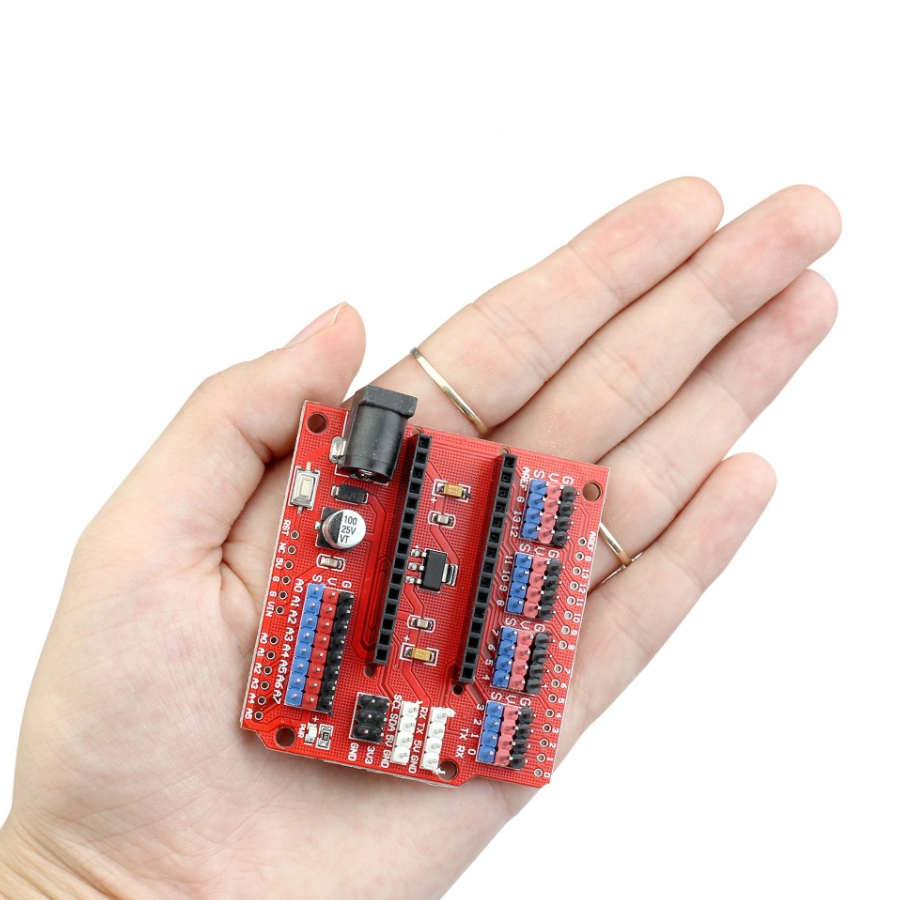 PLACA SHIELD EXPANSOR PARA ARDUINO NANO 3.0 - 4hobby Indústria e Comércio