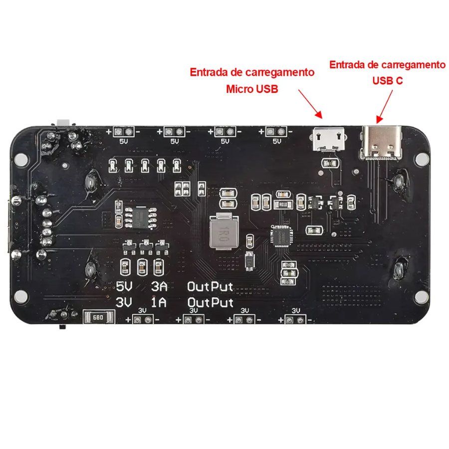 MÓDULO SHIELD DUPLO BATERIA 18650 PARA ARDUINO ESP32 RPI - 4hobby ...