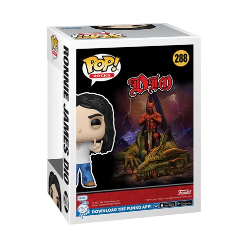 Funko Pop Rocks - Ronnie James Dio #288 - O Colecionador