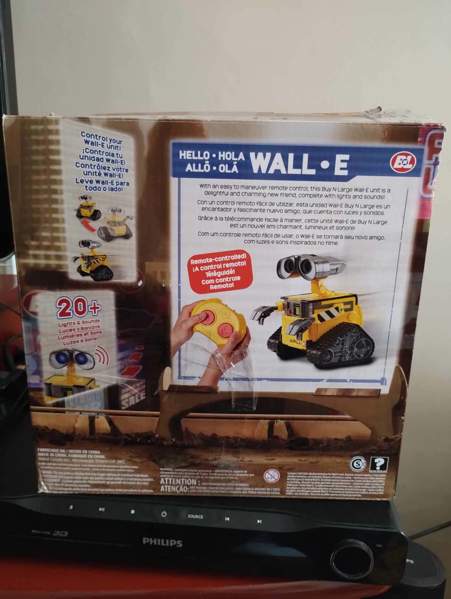 Mattel Disney and Pixar WALL-E Robot Remote Control Hello WALL-E (Amazon Exclusive) - O Colecionador