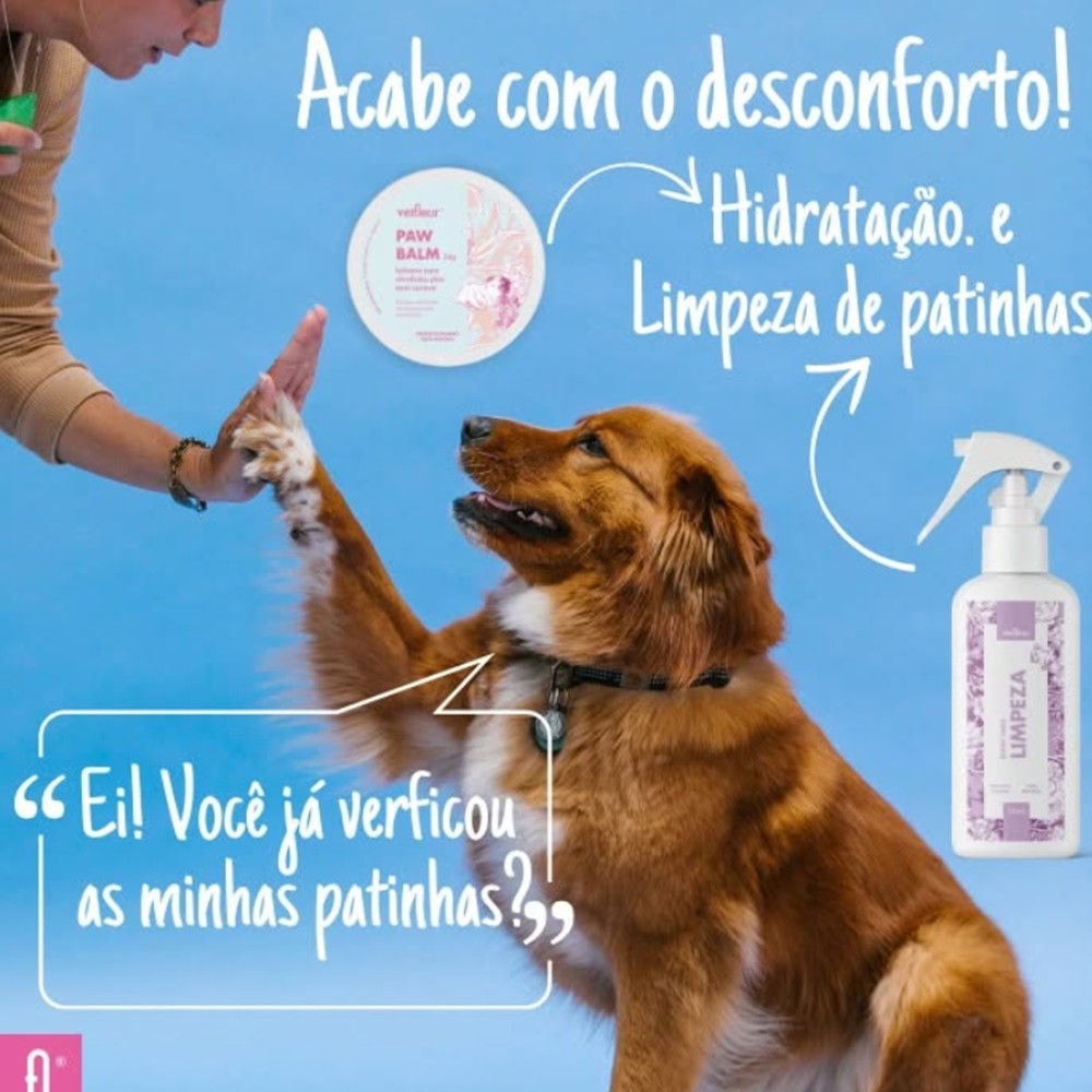 Spray de Limpeza Vetfleur Limpa Patinhas e Corpo Caes 250ml - Petshop ...