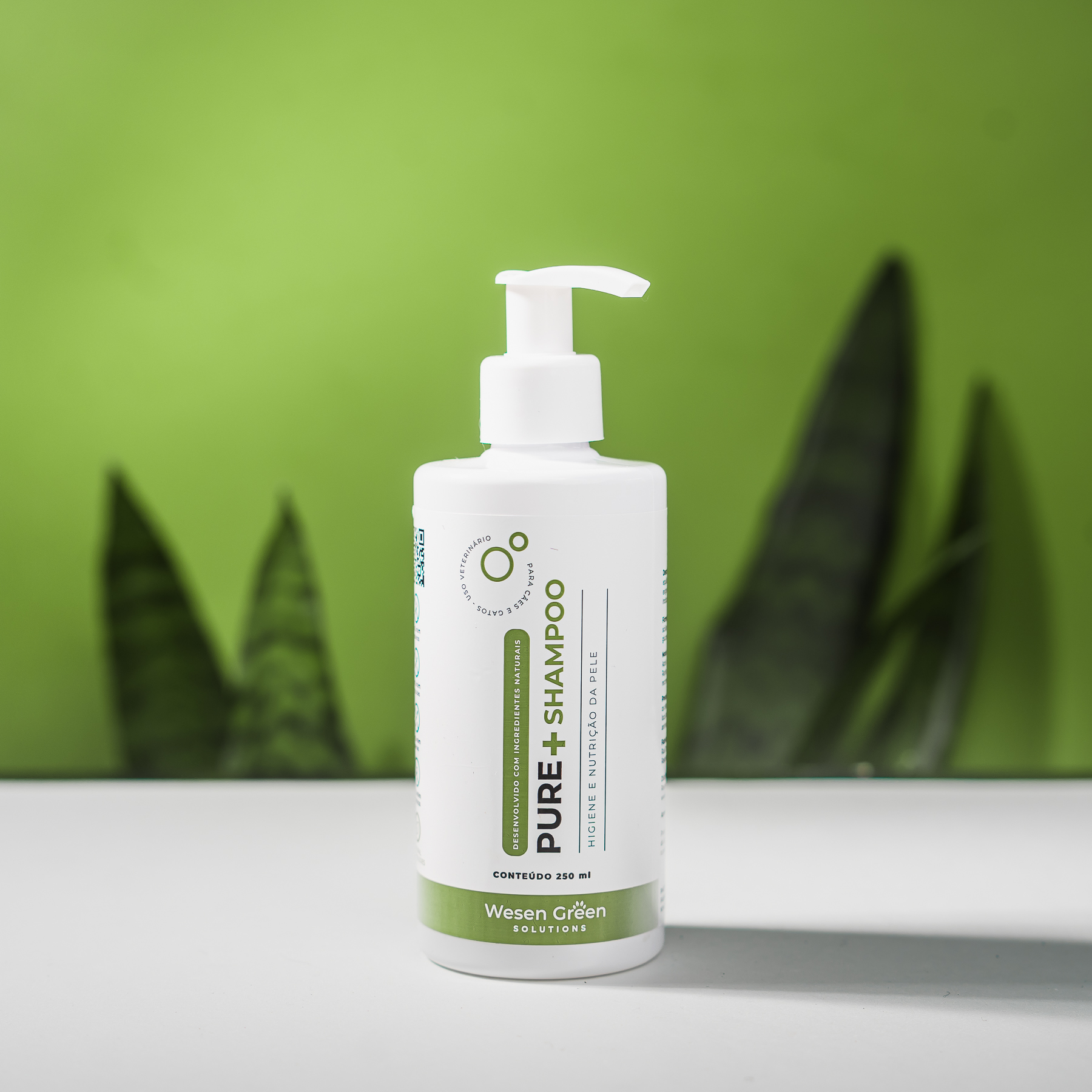 Pure Shampoo para Cachorro Gato Natural Wesen Green 250ml - Petshop ...
