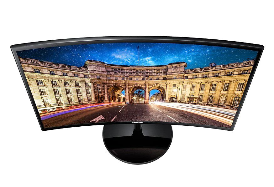 Monitor Samsung Curvo 24" Fhd Hdmi Vga Freesync Preto Série Cf390 ...