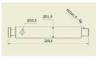 HASTE PARA PISTÃO - TC Máquinas