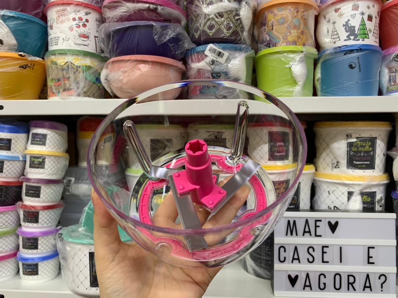 Tupperware Quick Chef 1,3 Litro Rosa - Mãe, Casei e Agora?-Tupperware!