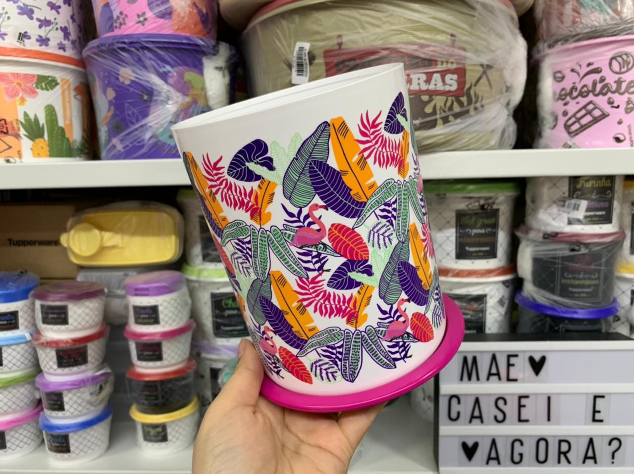 Tupperware Super Instantânea Slim 2 Flamingo Tropical 2,25 Litros - Mãe ...