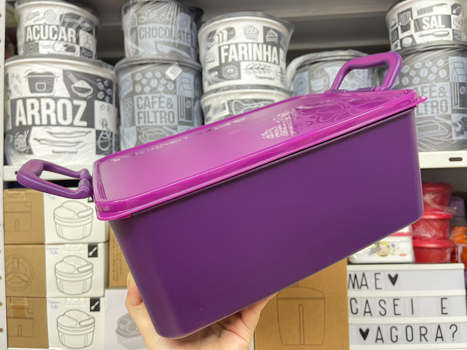 Tupperware Caixa Oriental Kimchi 10 Litros Roxa - Mãe, Casei e Agora ...