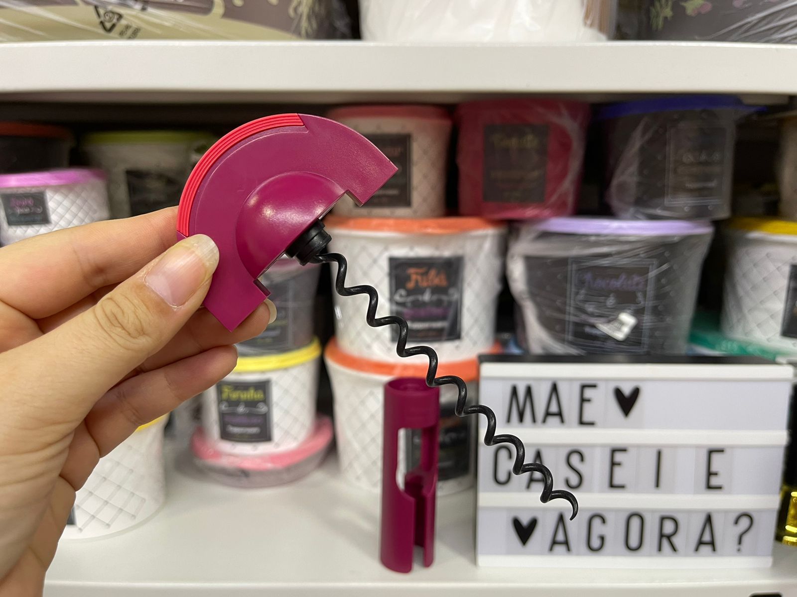 Tupperware Saca Rolhas Vinho - Mãe, Casei e Agora?-Tupperware!