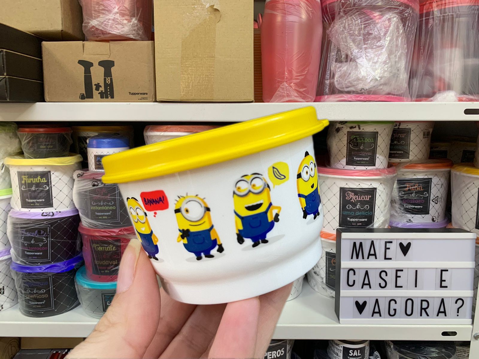 Tupperware Potinho Minions 140ml - Importado - Mãe, Casei e Agora ...