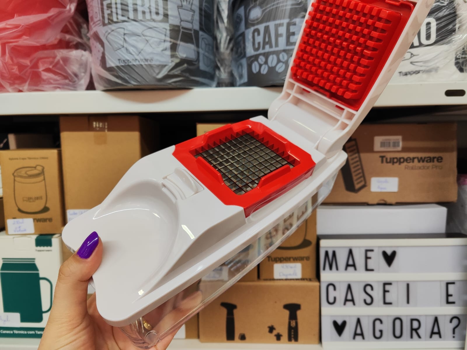 Tupperware Super Dicer - Cortador Multiuso - Mãe, Casei e Agora ...