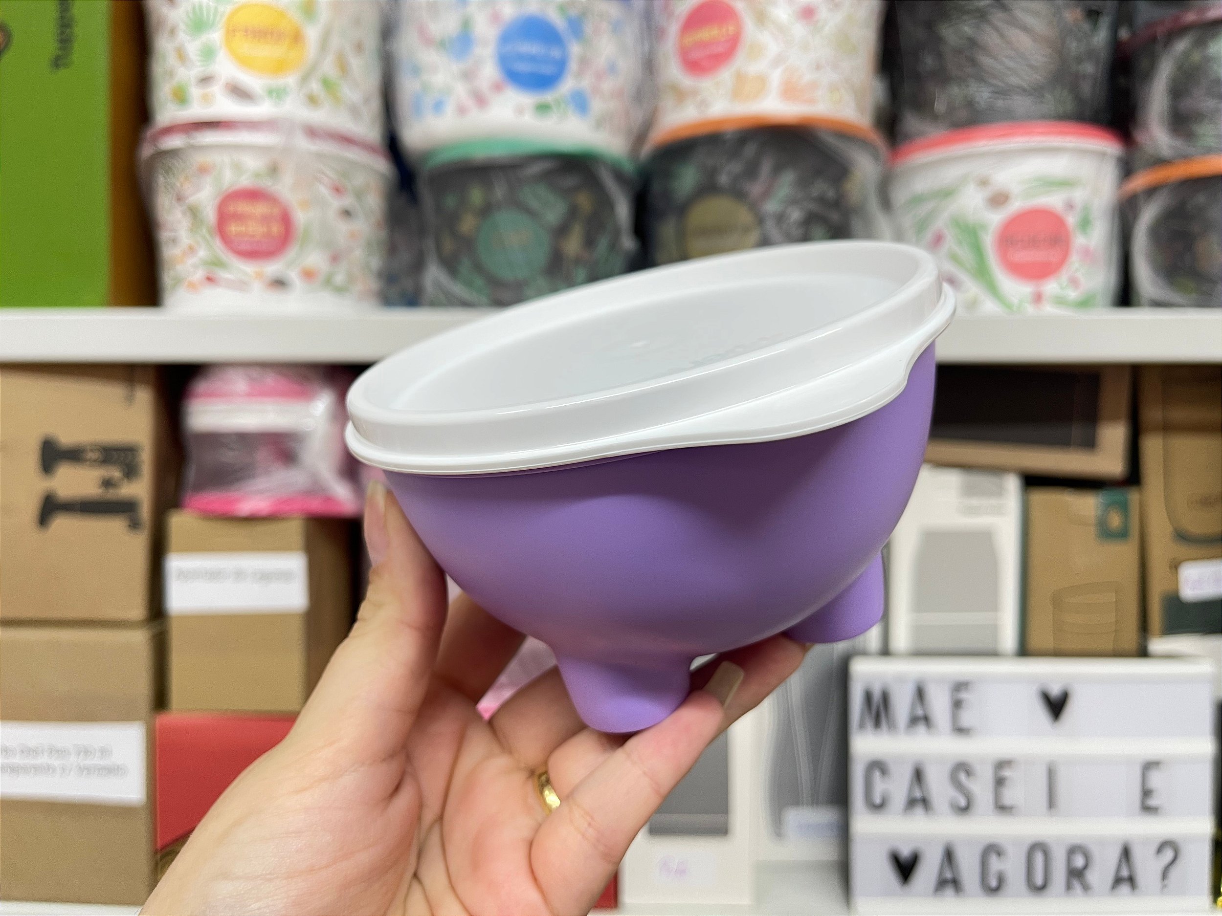 Tupperware Pote para Servir 450 ml Sorbet - Mãe, Casei e Agora?-Tupperware!