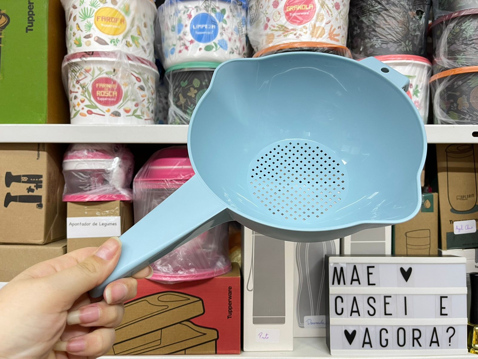 Tupperware Escorredor Indispensável Dolphin - Mãe, Casei e Agora ...