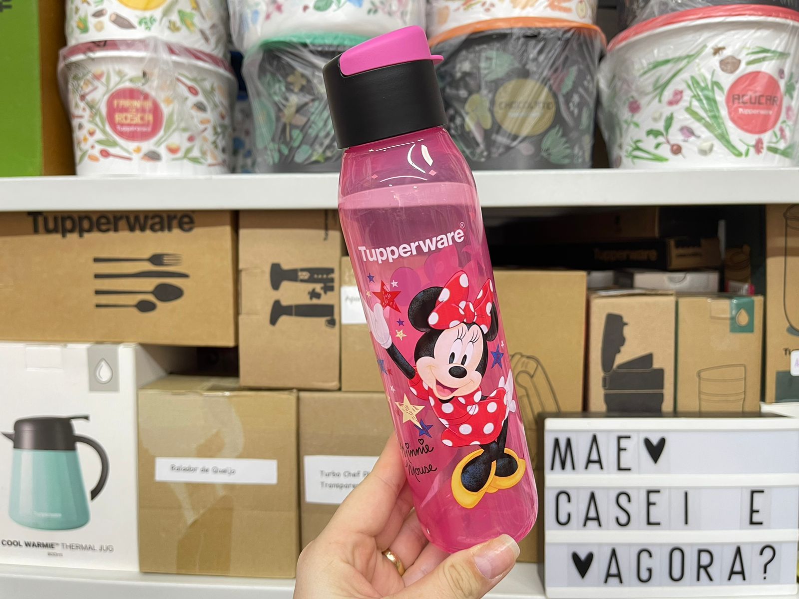 Tupperware Eco Tupper 500 ml Minnie - Importada - Mãe, Casei e Agora ...