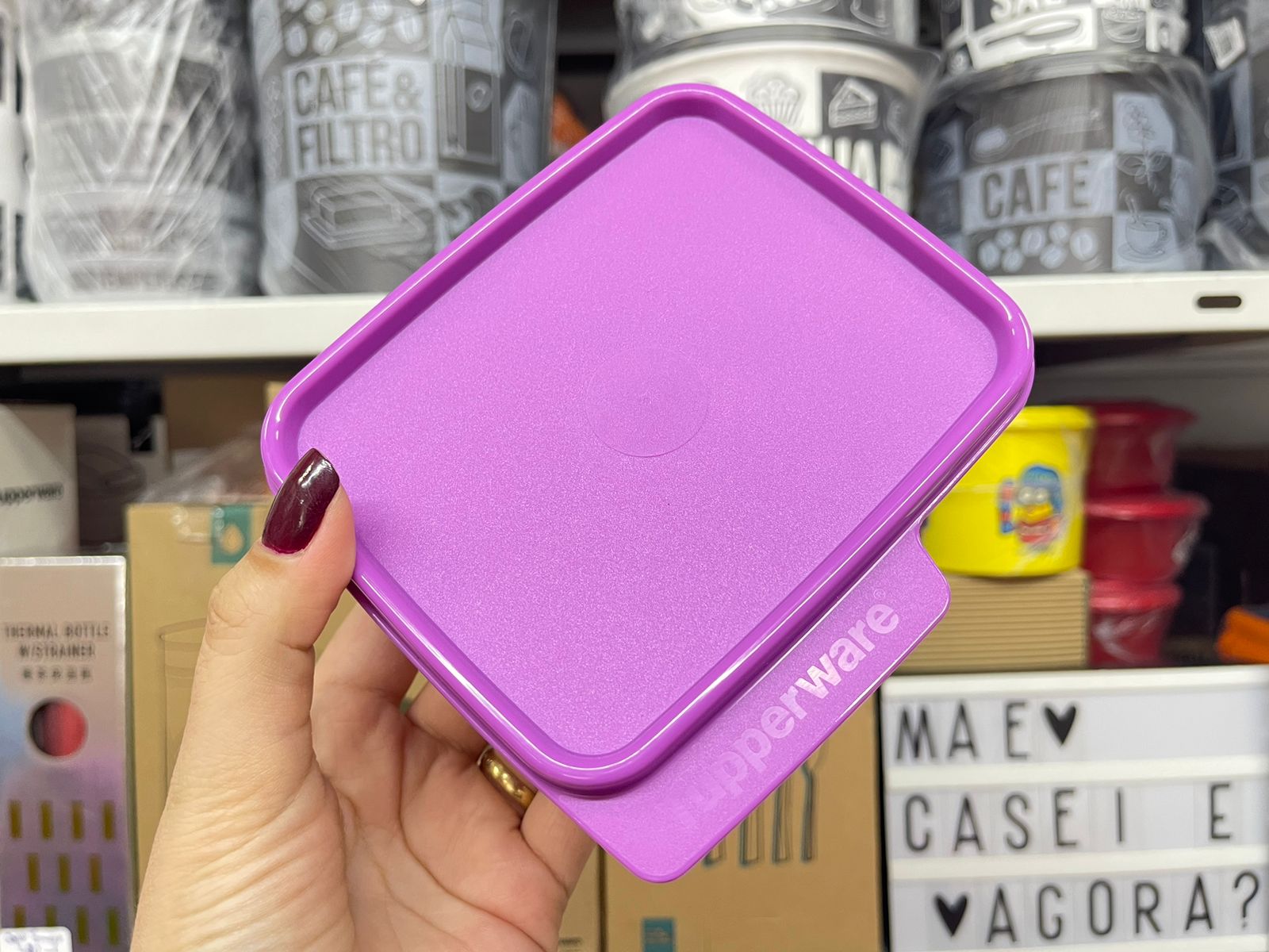 Tupperware Basic Line 500 ml Amora - Mãe, Casei e Agora?-Tupperware!