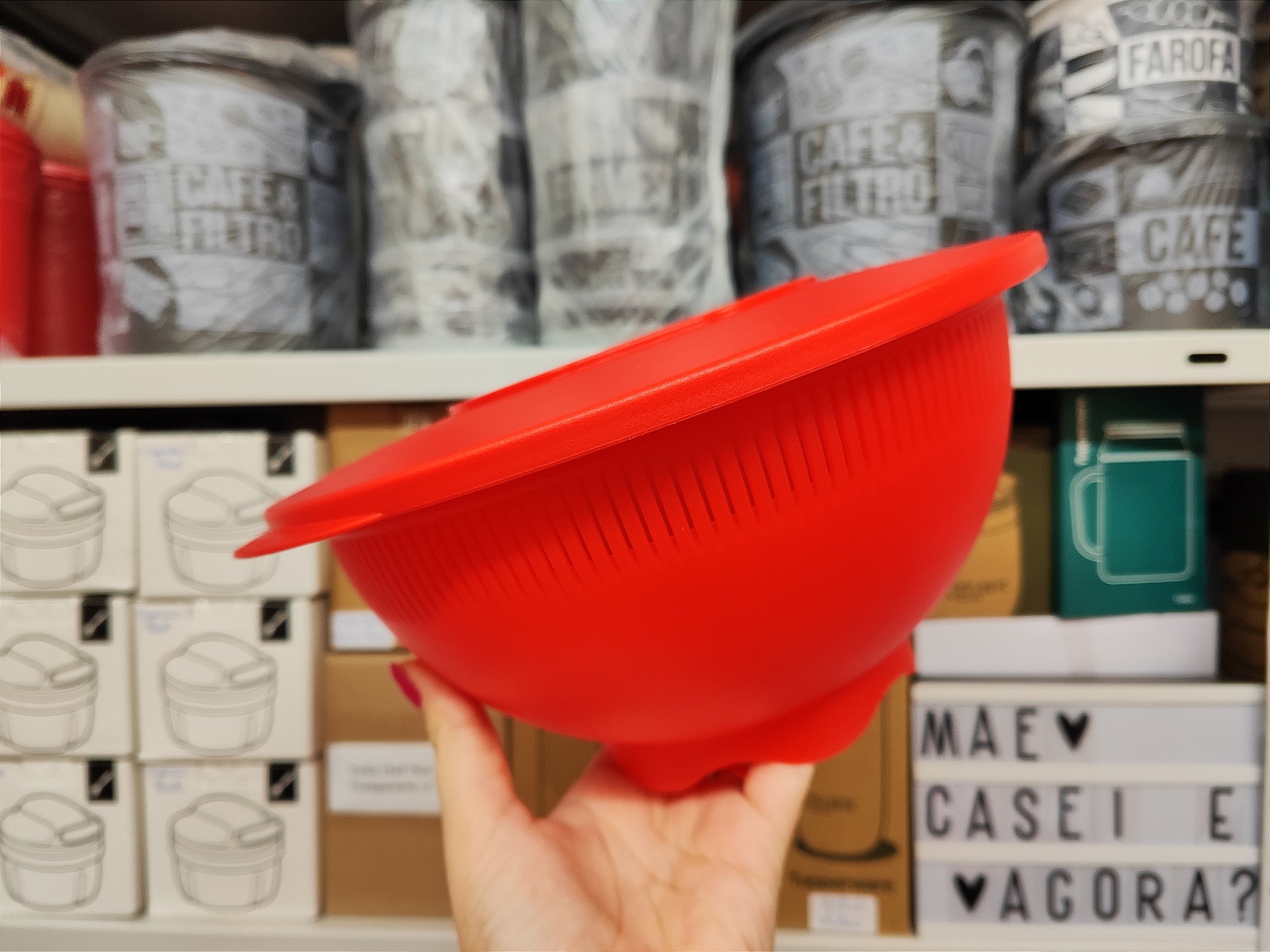 Tupperware Lava Arroz Vermelho - Mãe, Casei e Agora?-Tupperware!