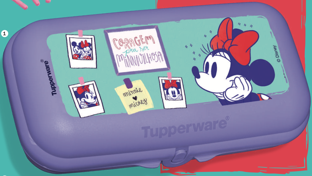 Tupperware Tupper Snack Grande Minnie Auto Cuidado - Mãe, Casei e Agora ...