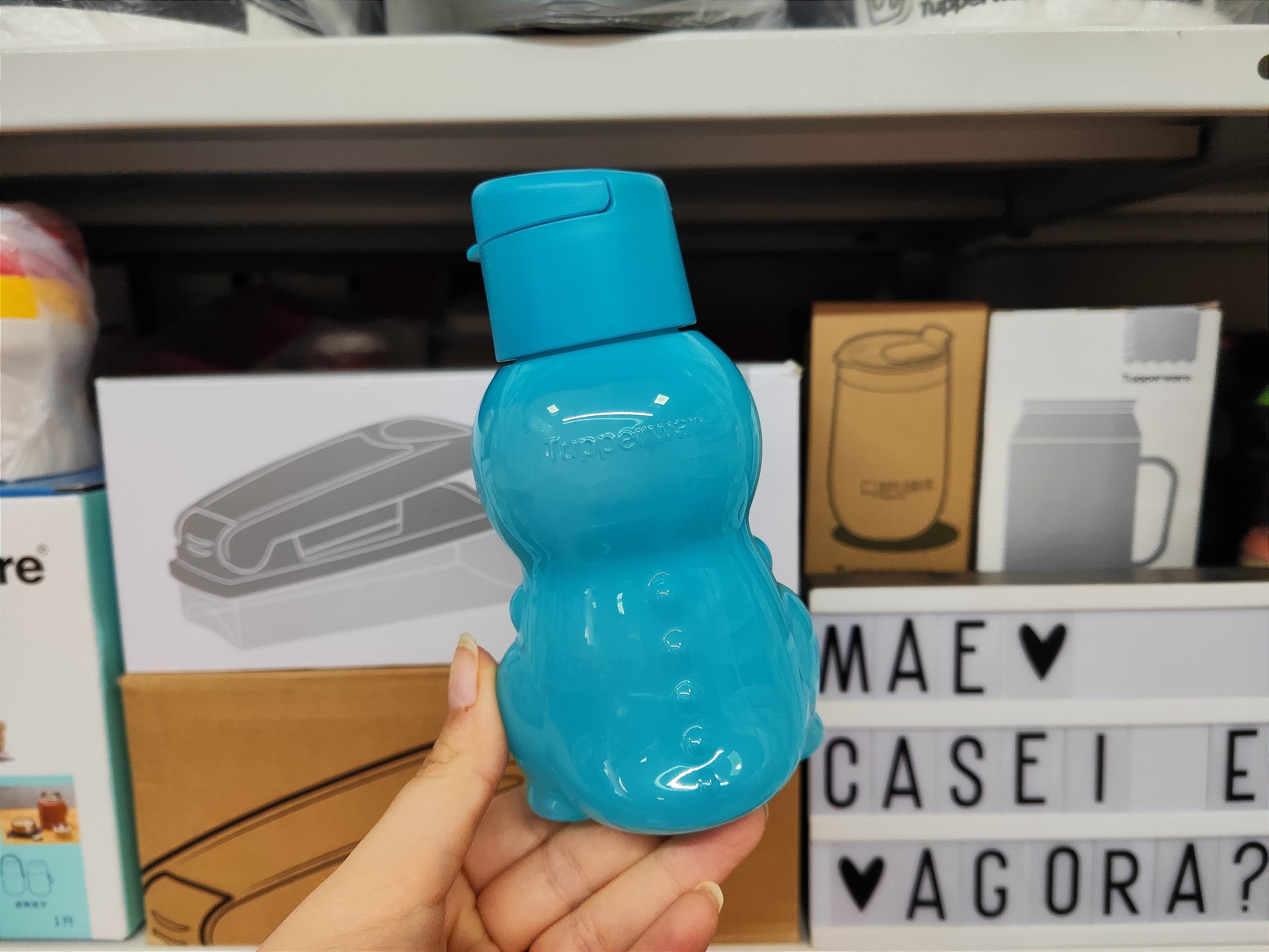 Tupperware Eco Tupper Kids 350 ml Dino Caribe - Mãe, Casei e Agora ...