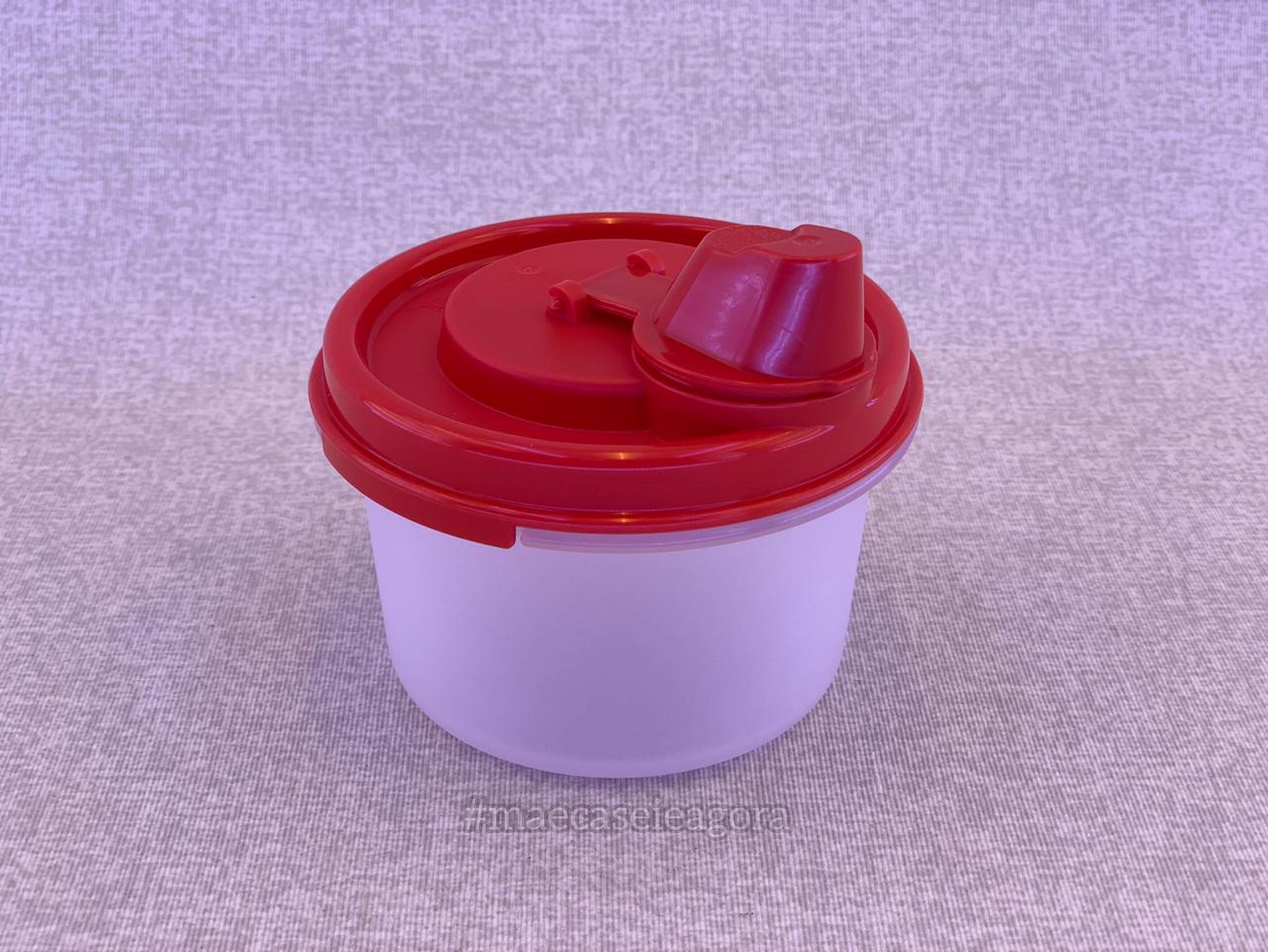 Tupperware Modular Liquido 200 ml Transparente com tampa Vermelha - Mãe ...