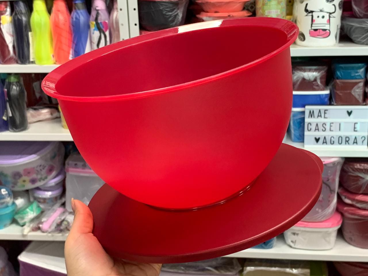 Tupperware Murano 4,3 Litros Marsala - Mãe, Casei e Agora?-Tupperware!