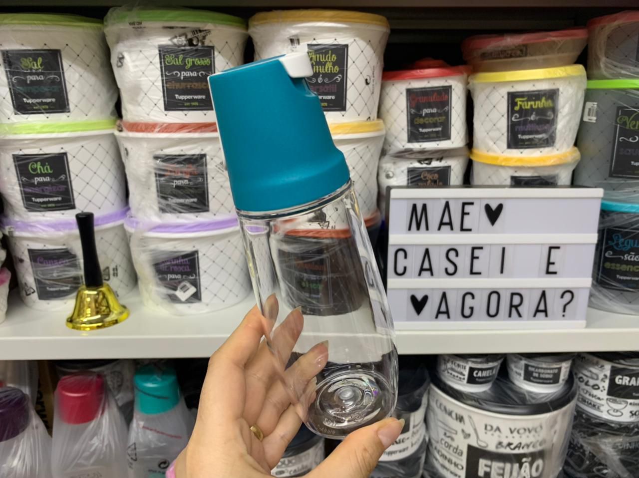 Tupperware Dispenser Allegra 340ml Azul - Mãe, Casei e Agora?-Tupperware!