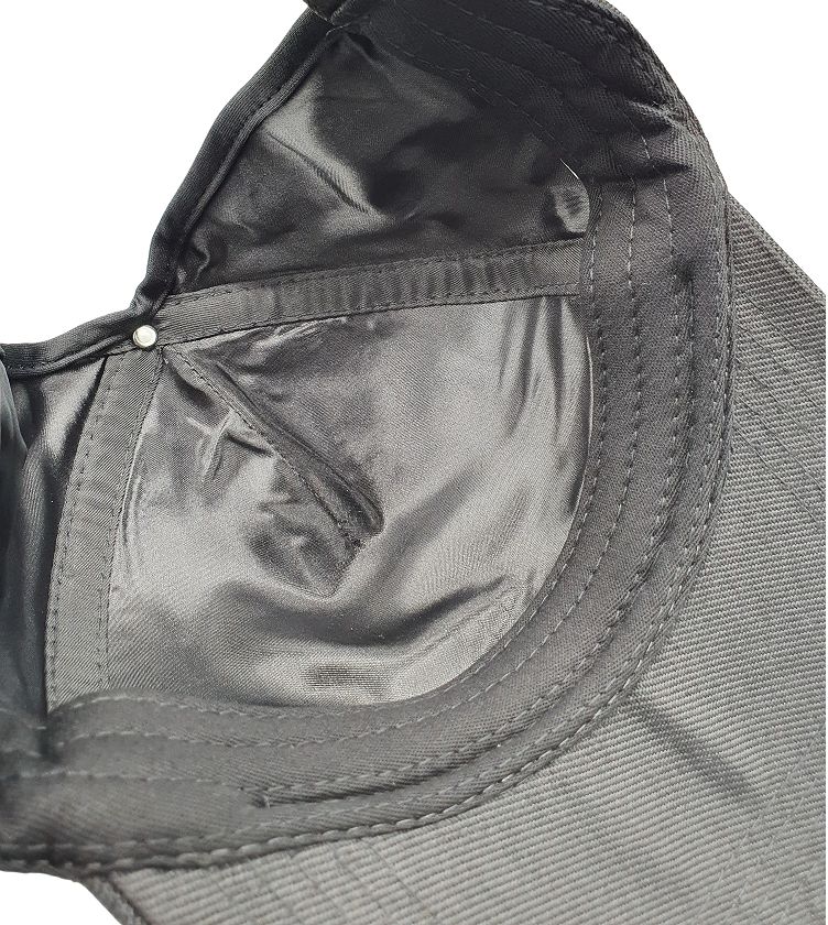 Boné Aberto com Revestimento Interno de Cetim - Basic Preto - Super ...