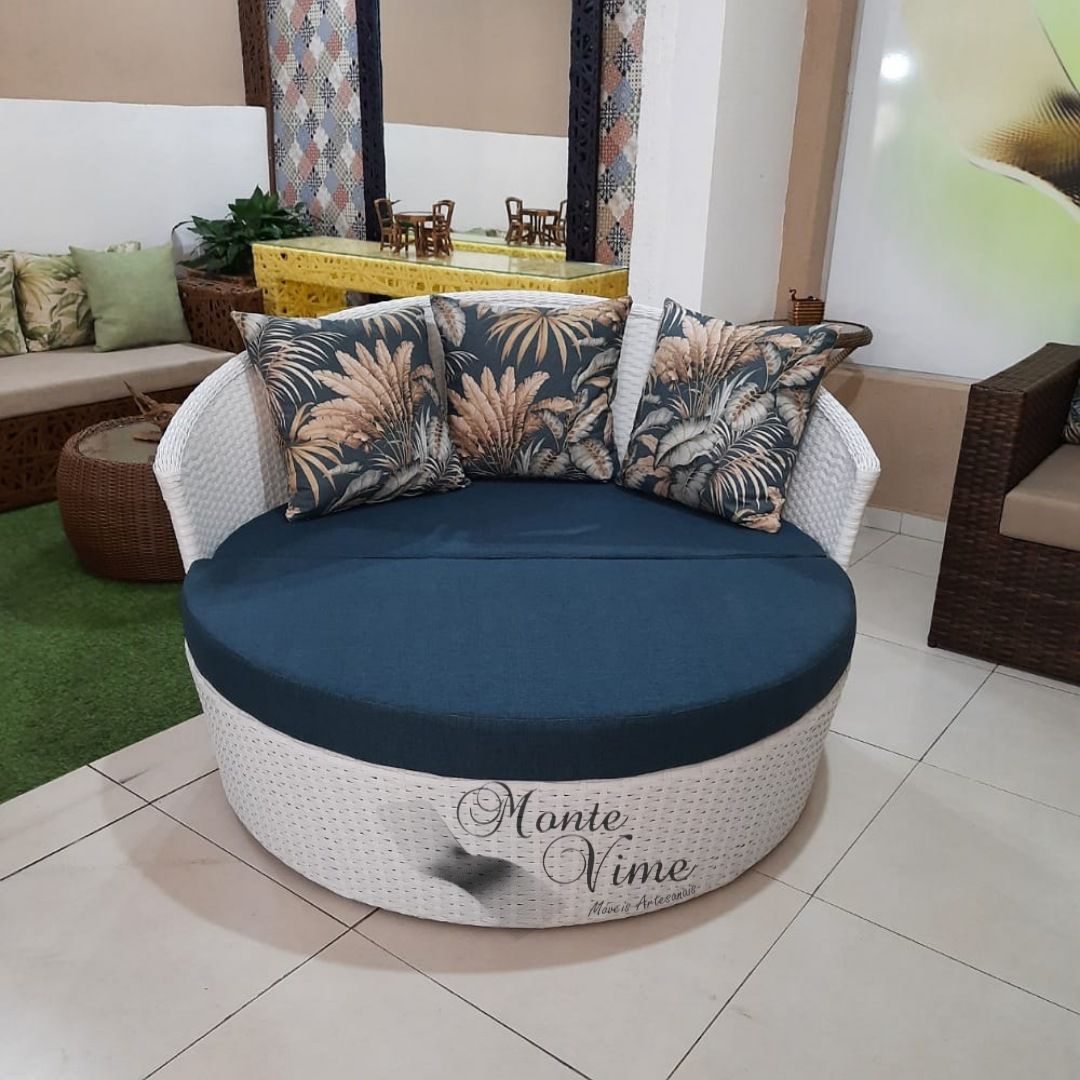 Chaise meia lua 1.30 diâmetro - MONTE VIME MÓVEIS EM ALUMÍNIO TRANÇADO ...