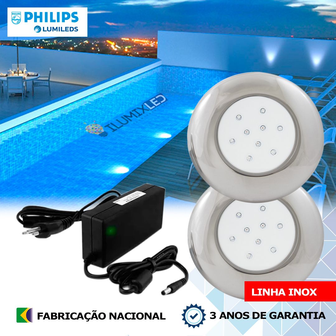 Kit Completo de iluminação LED para Piscinas | ILUMIXLED.COM.BR ...