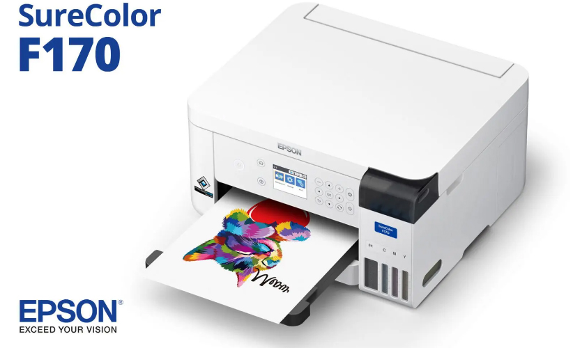 EPSON Impressora Sublimática Surecolor F170, tanque de tinta colorida ...