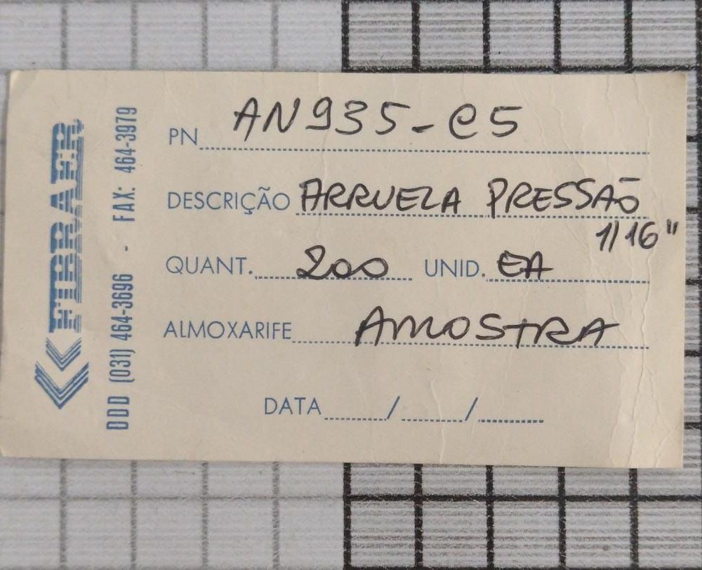 ARRUELA PRESSÃO - AN935-C5 - Fibraer