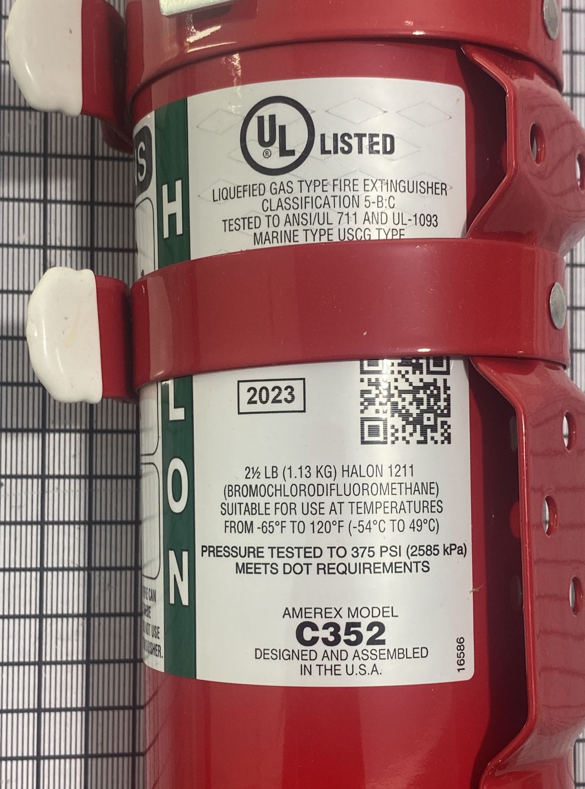 EXTINTOR C352 2.5 LB - Fibraer