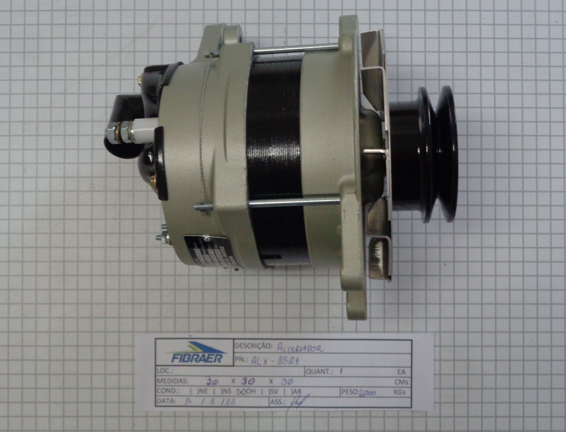 ALTERNADOR - ALX-8521R - Fibraer
