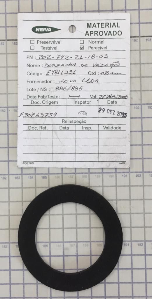 BORRACHA VEDAÇÃO - 202-742-21-18-03 - Fibraer