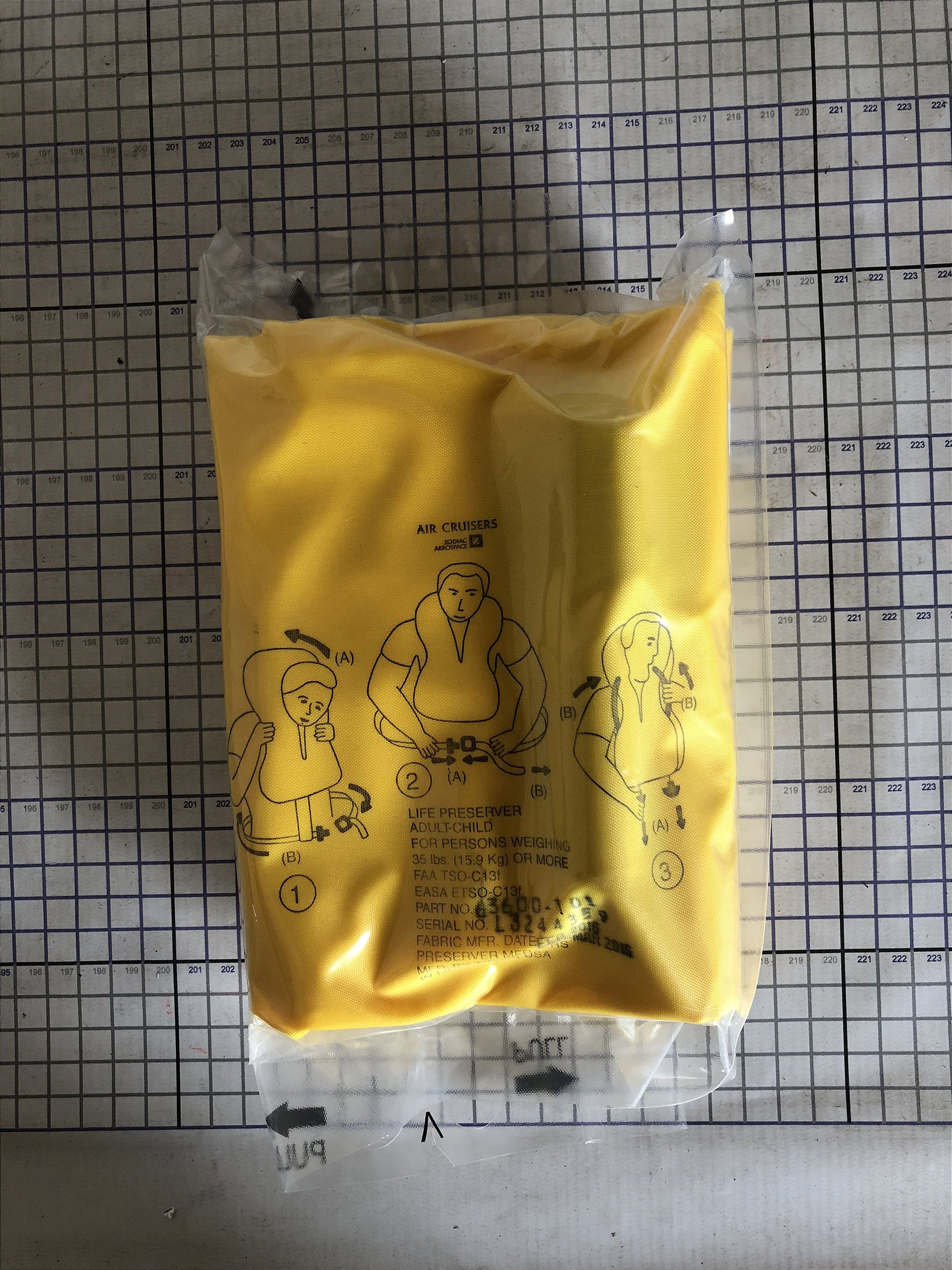 COLETE SALVA-VIDAS - 63600-101 - Fibraer