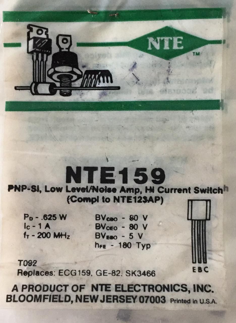 TRANSISTOR - NTE159 - Fibraer