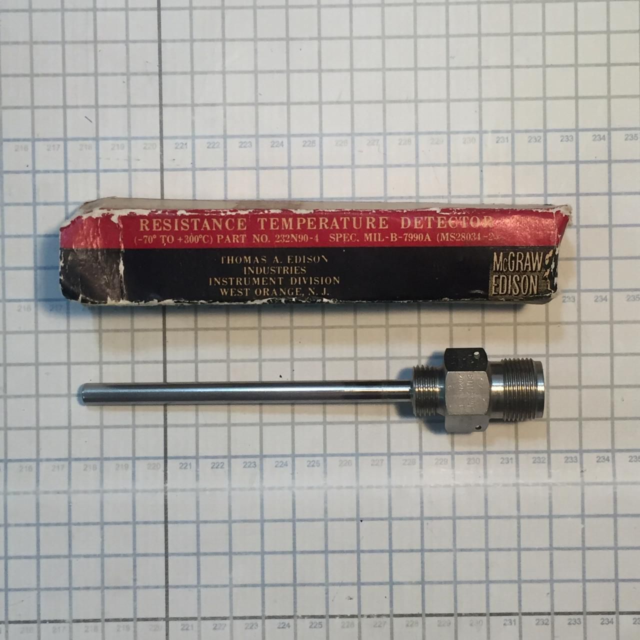 BULBO TEMPERATURA NAVAJO - MS28034-2 (56B4A) - Fibraer