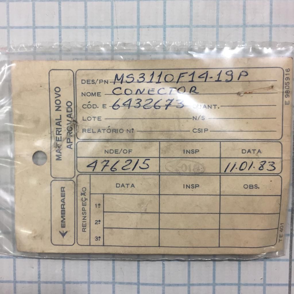 CONECTOR - MS3110F14-19P - Fibraer