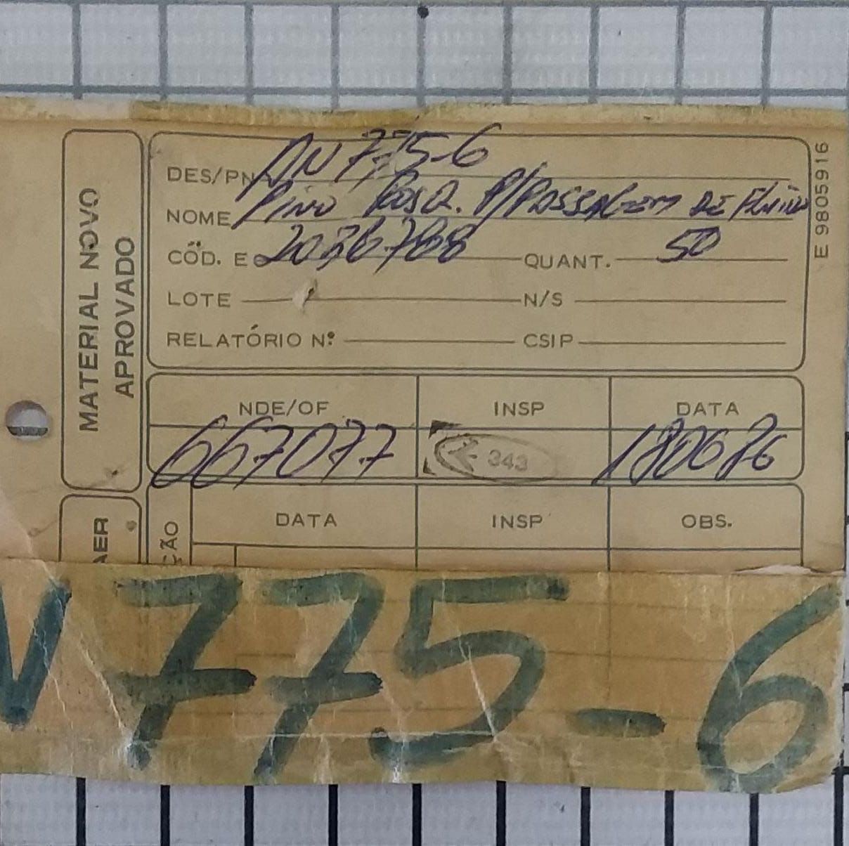 PARAFUSO - AN775- 6 - Fibraer